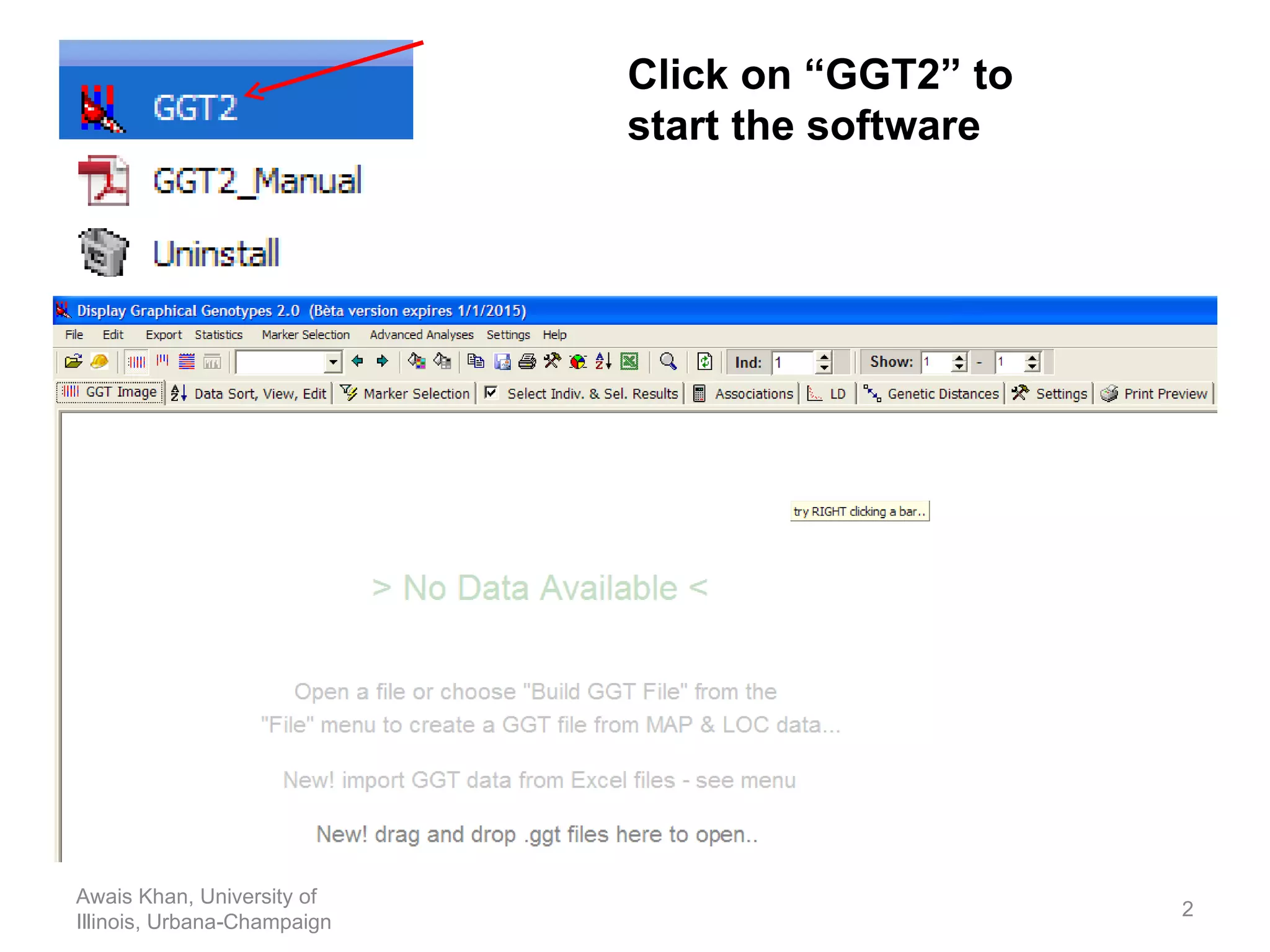 Estimation Of Linkage Disequilibrium Using Ggt2 Software Ppt Genetics Science