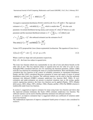 Estimation of mean and its function using asymmetric loss function | PDF
