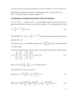 Estimation of mean and its function using asymmetric loss function | PDF