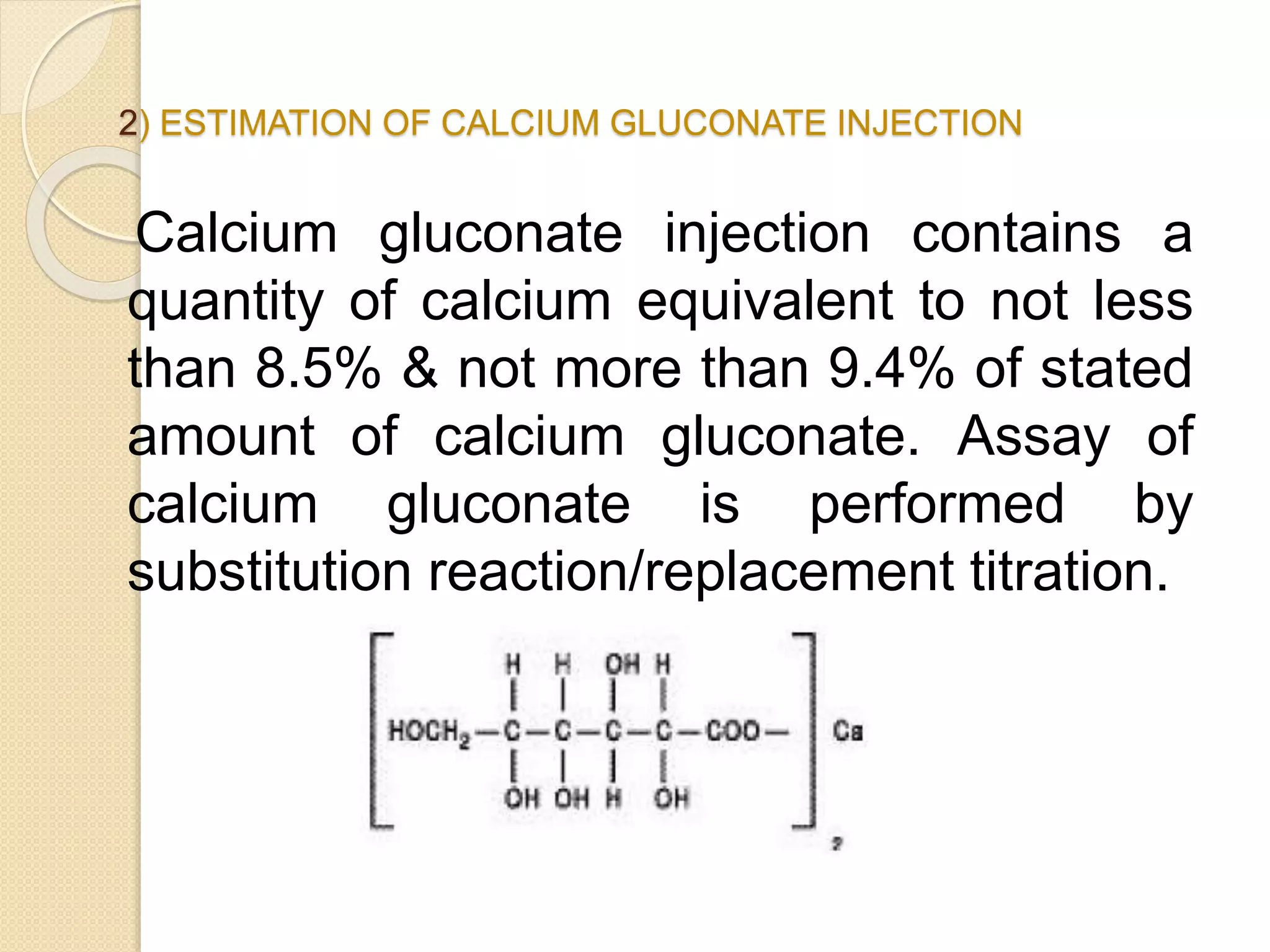 Estimation of MgSO4 &calcium gluconate | PPTX