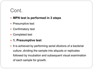 Estimation of microbial cell mass | PPTX
