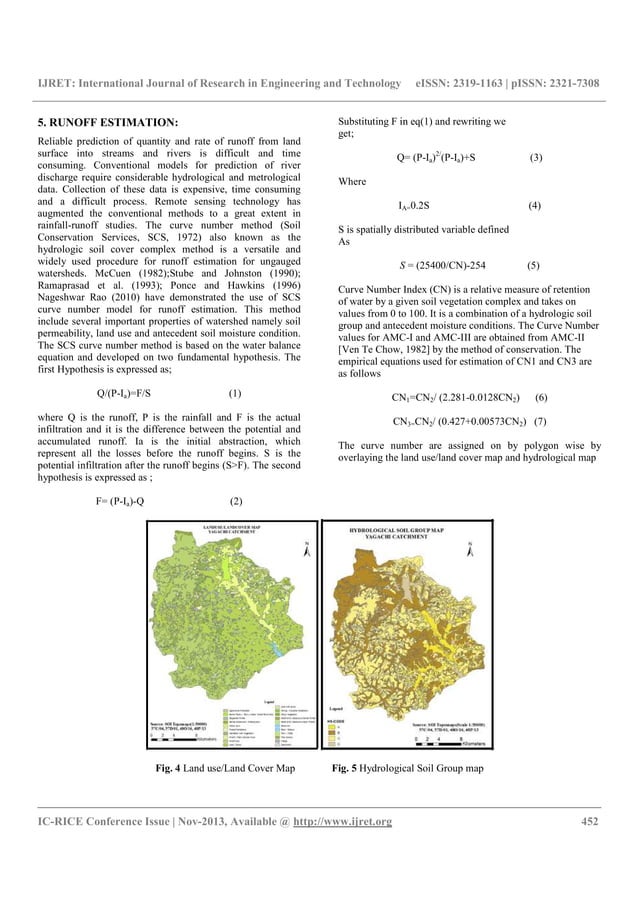 Estimation Of Morphometric Parameters And Pdf