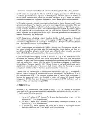 Estimation of Optimized Energy and Latency Constraint for Task Allocation in 3d Network on Chip ...