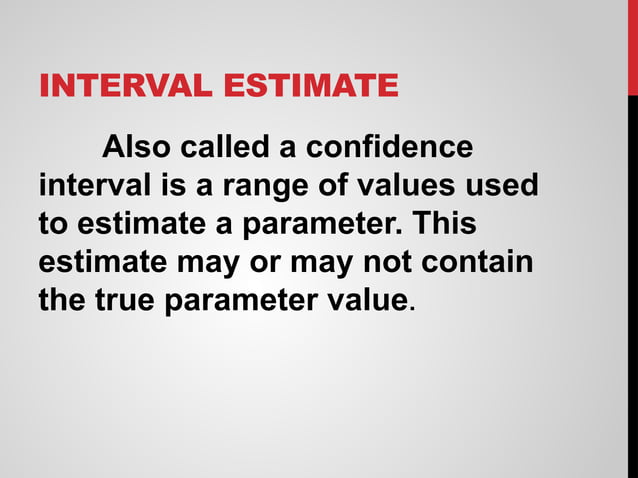 Estimation of parameters.pptx........... | PPTX