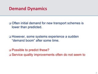 Estimation of positive demand feedback processes | PPT
