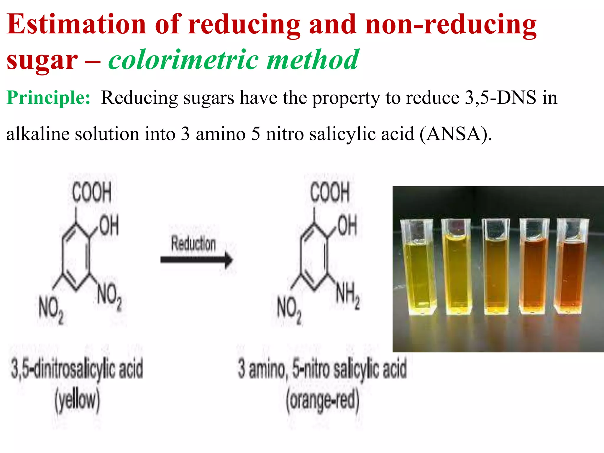 Estimation Of Reducing And Non Reducing Sugar Pptx Chemistry Science