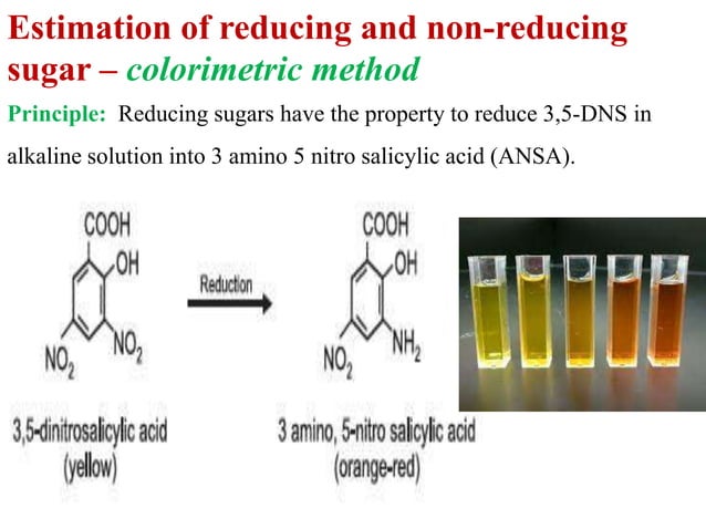 Estimation of reducing and non reducing sugar | PPTX | Chemistry | Science
