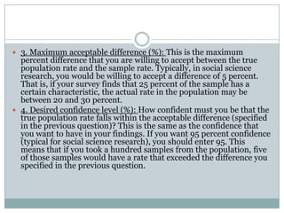 Estimation of sample size | PPT