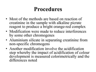 Estimation of serum creatinine.pptx