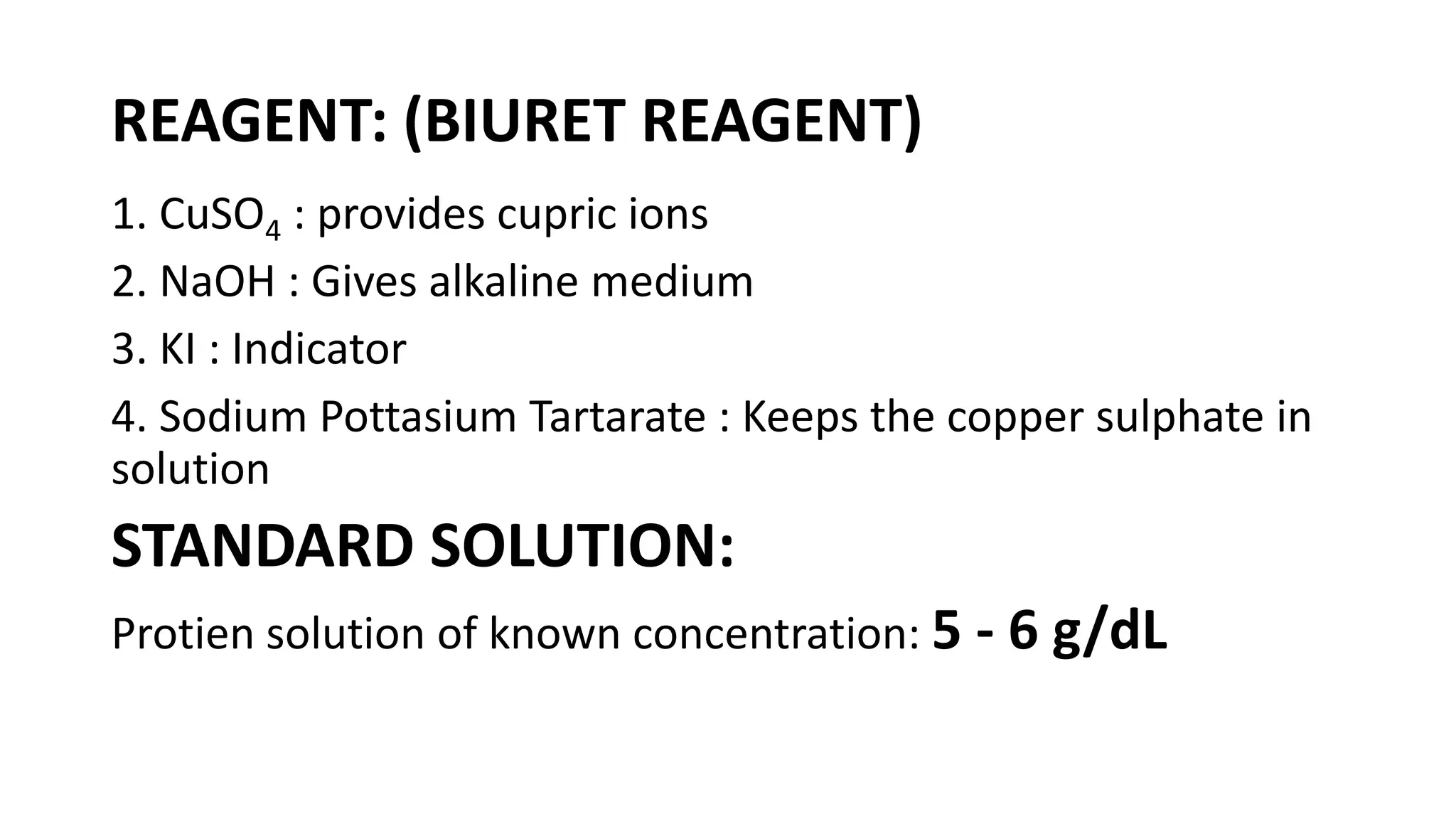 Estimation of Serum Protien by Biuret method | PPTX