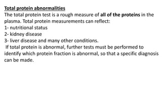 Estimation of serum total protein | PPTX