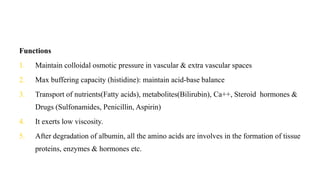 Estimation of serum total Proteins & Albumin .pptx