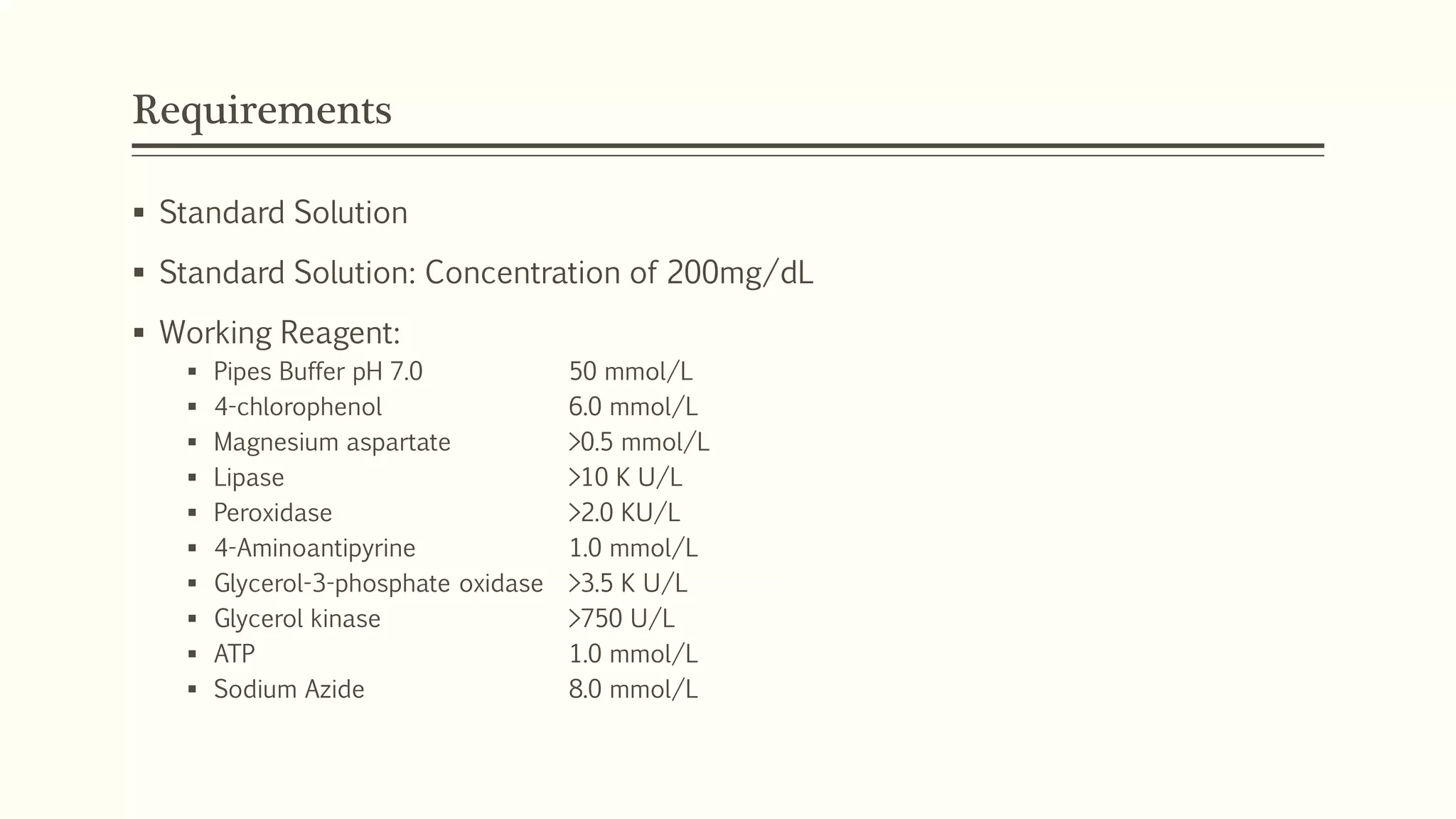 Estimation of serum triglycerides by Dr. Tehmas | PPTX
