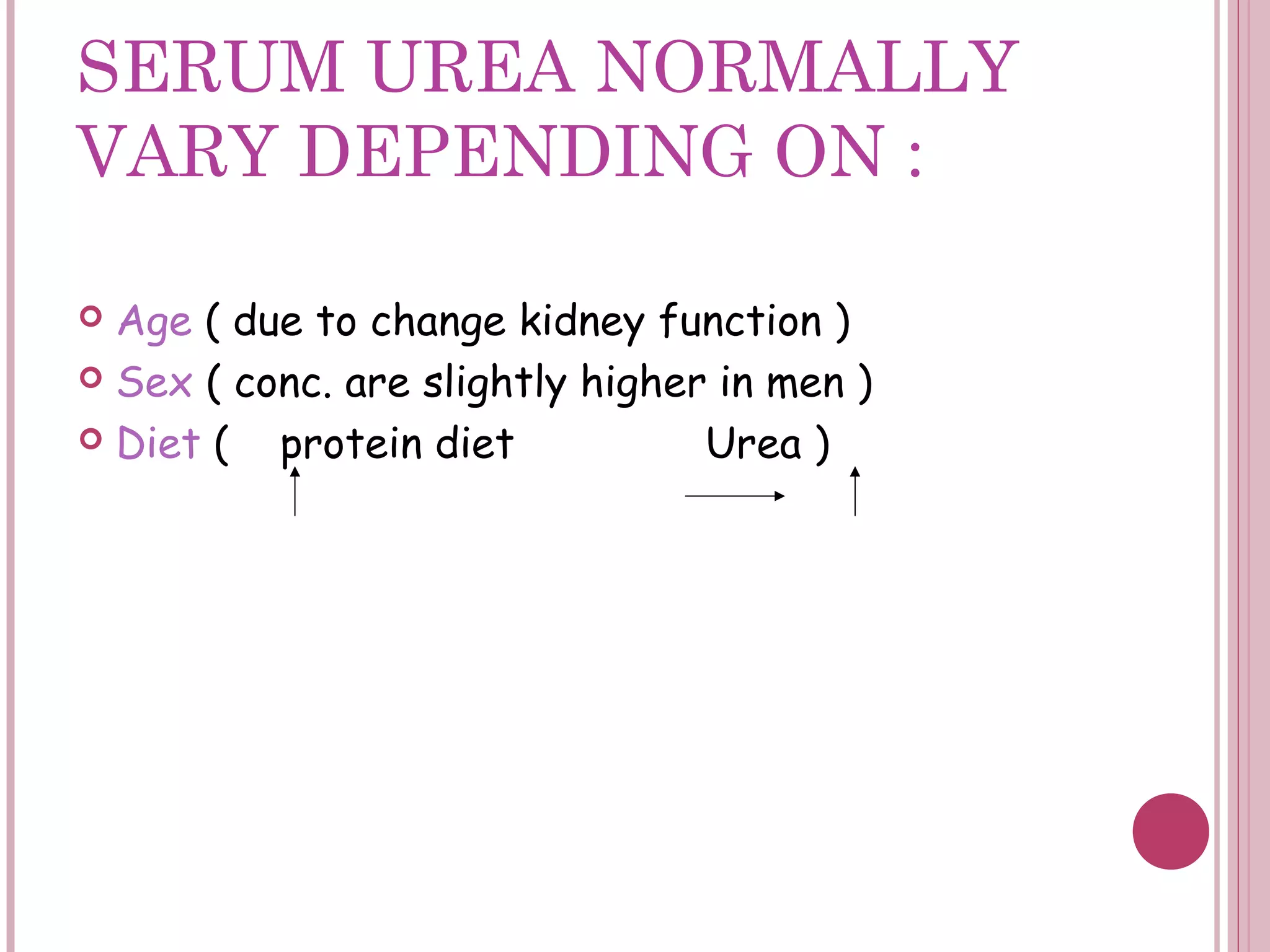 Estimation of serum urea | PPT Estimation of serum urea | PPT