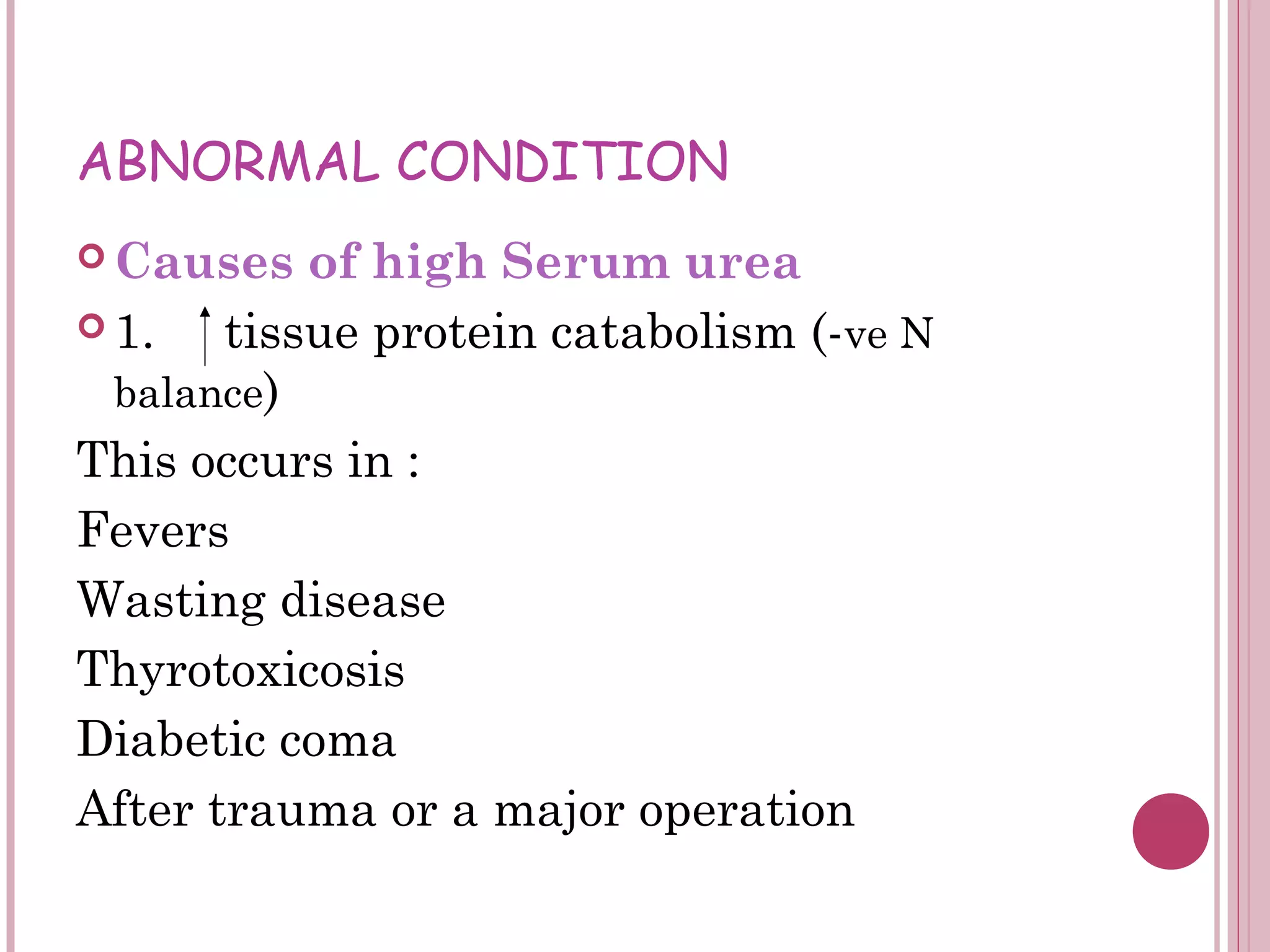 Estimation of serum urea | PPT