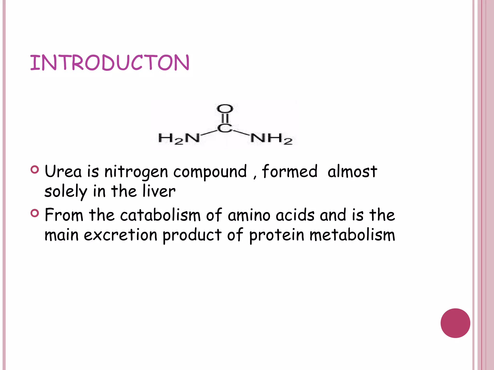 Estimation of serum urea | PPT