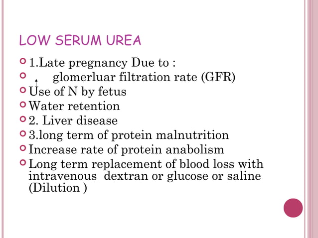 Estimation of serum urea | PPT