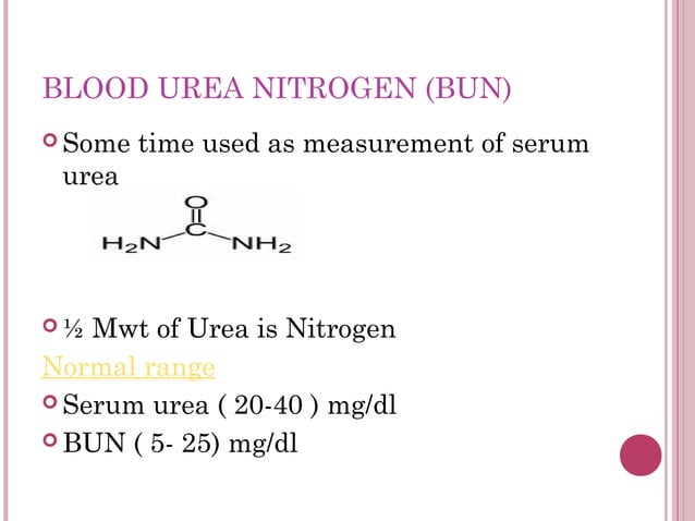 Estimation of serum urea | PPT