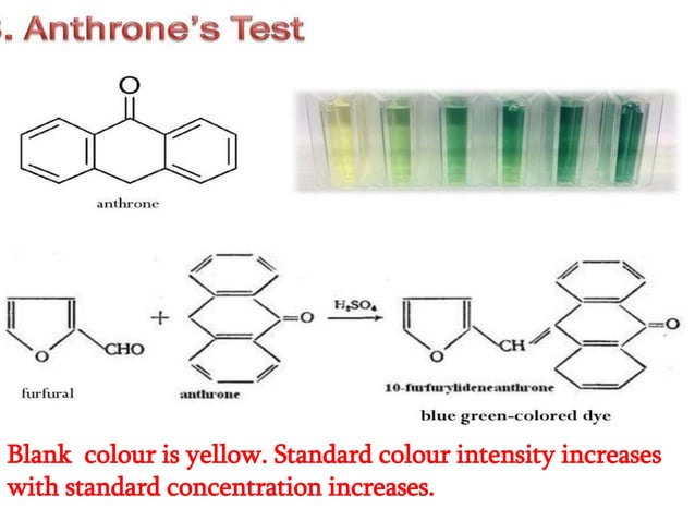 Estimation of starch by anthrone method