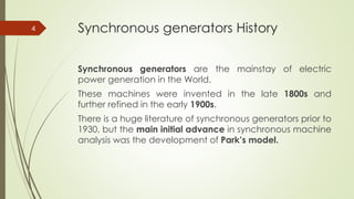 Estimation of Synchronous Generator Parameters from On-line ...