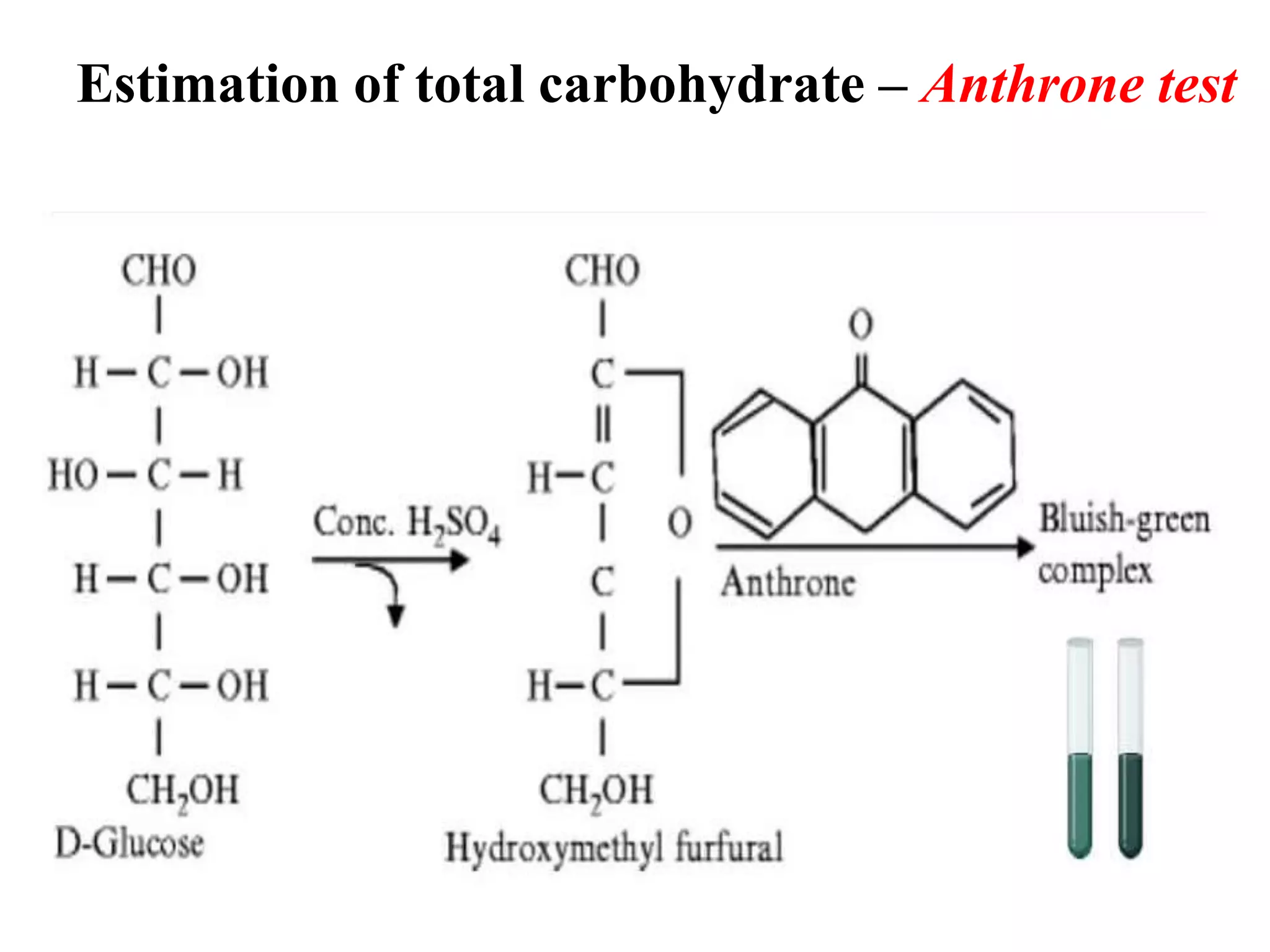 Estimation of total carbohydrate | PPTX