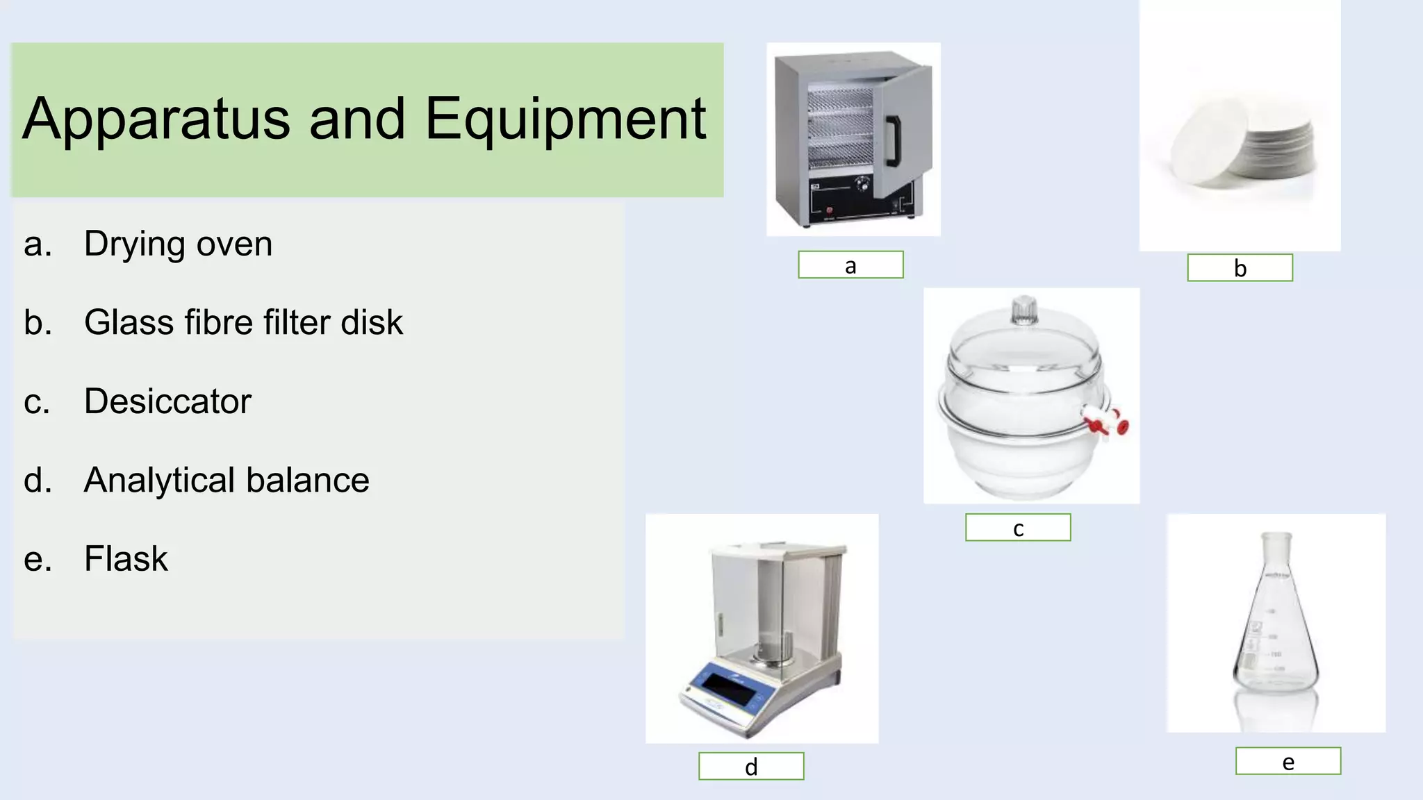 Estimation of total solids, total suspended solids and total dissolved ...