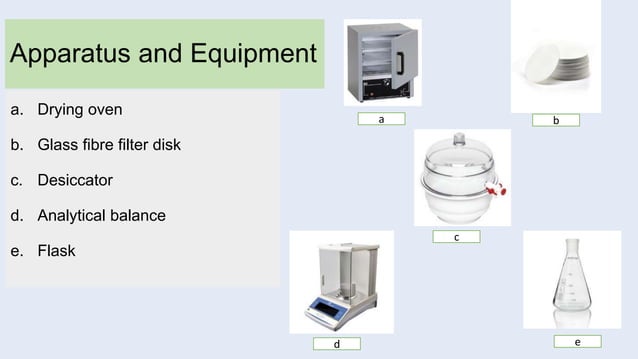 Estimation of total solids, total suspended solids and total dissolved ...