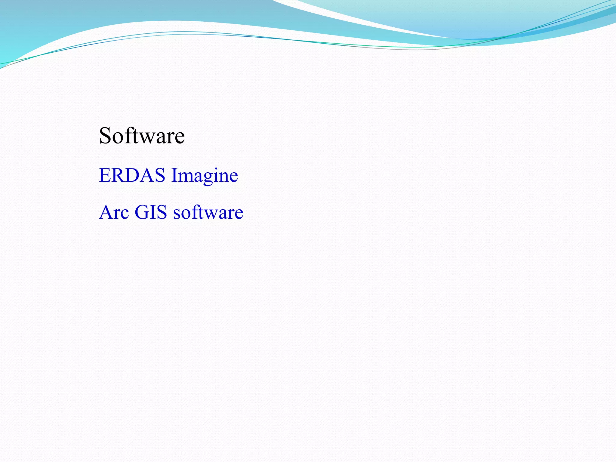 Estimation of water spread area using rs and gis | PPTX