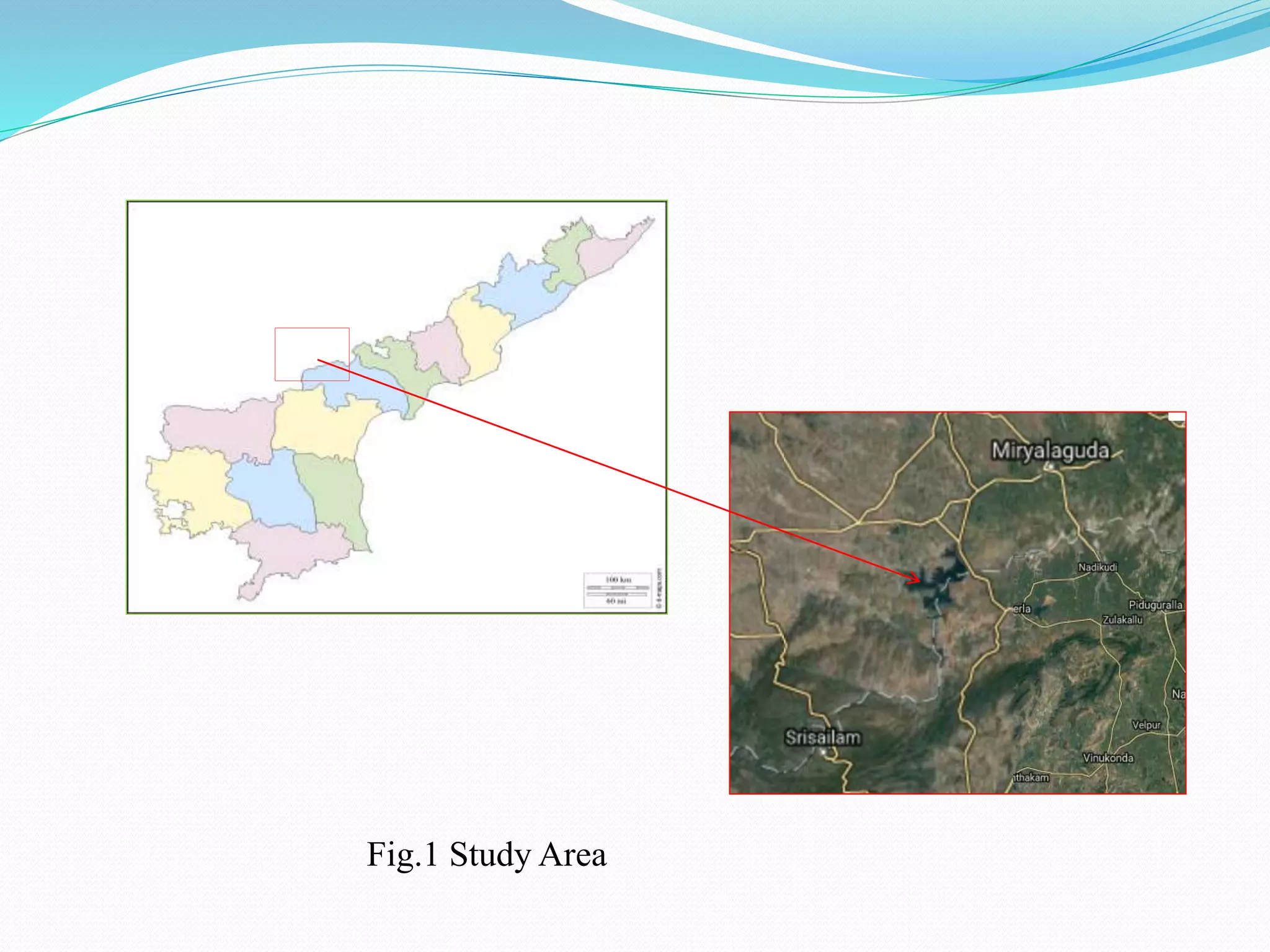 Estimation of water spread area using rs and gis | PPTX