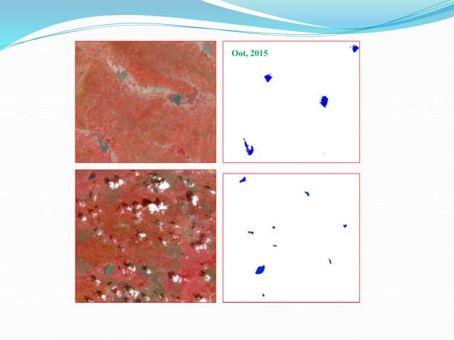 Estimation of water spread area using rs and gis | PPTX