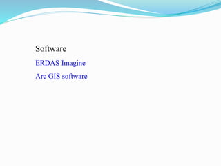 Estimation of water spread area using rs and gis | PPTX