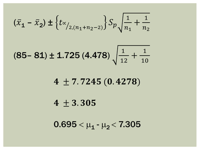 Estimation part II | PPT