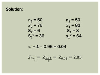 Estimation part II | PPTX