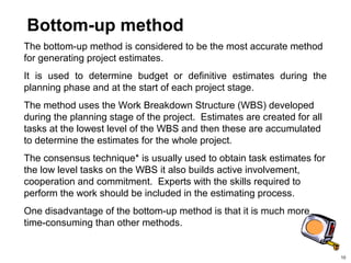 PM Estimation techniques | PPT