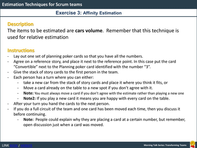Estimation techniques for Scrum Teams | PPTX