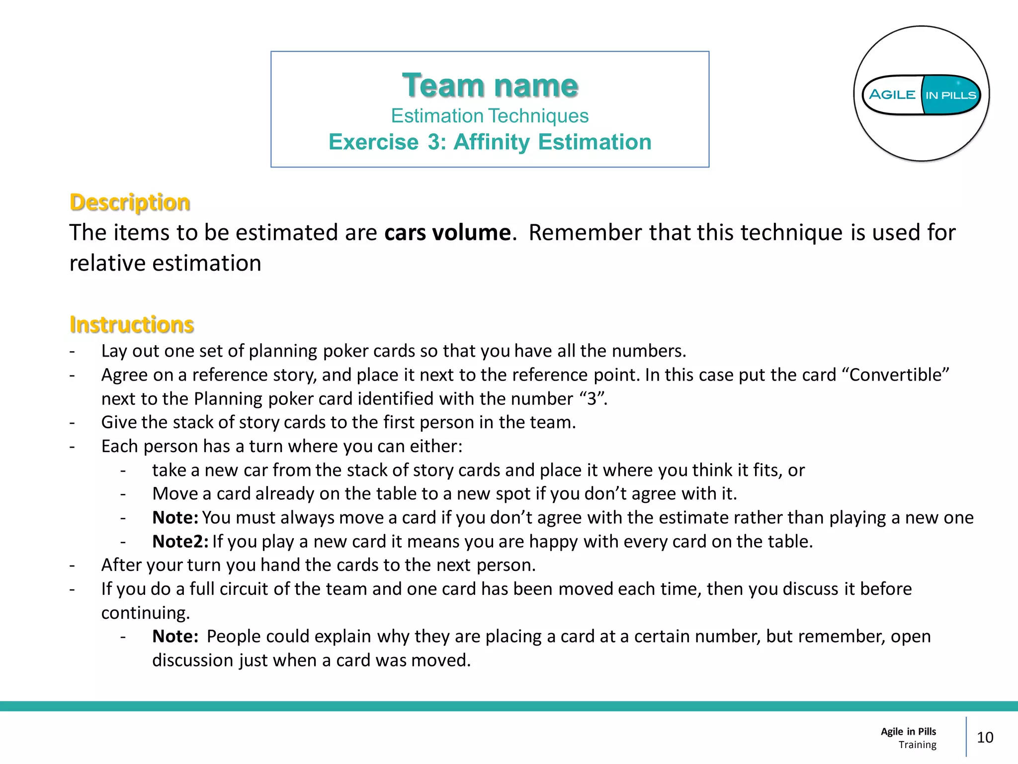 Estimation techniques workshop - february 2014 | PPT