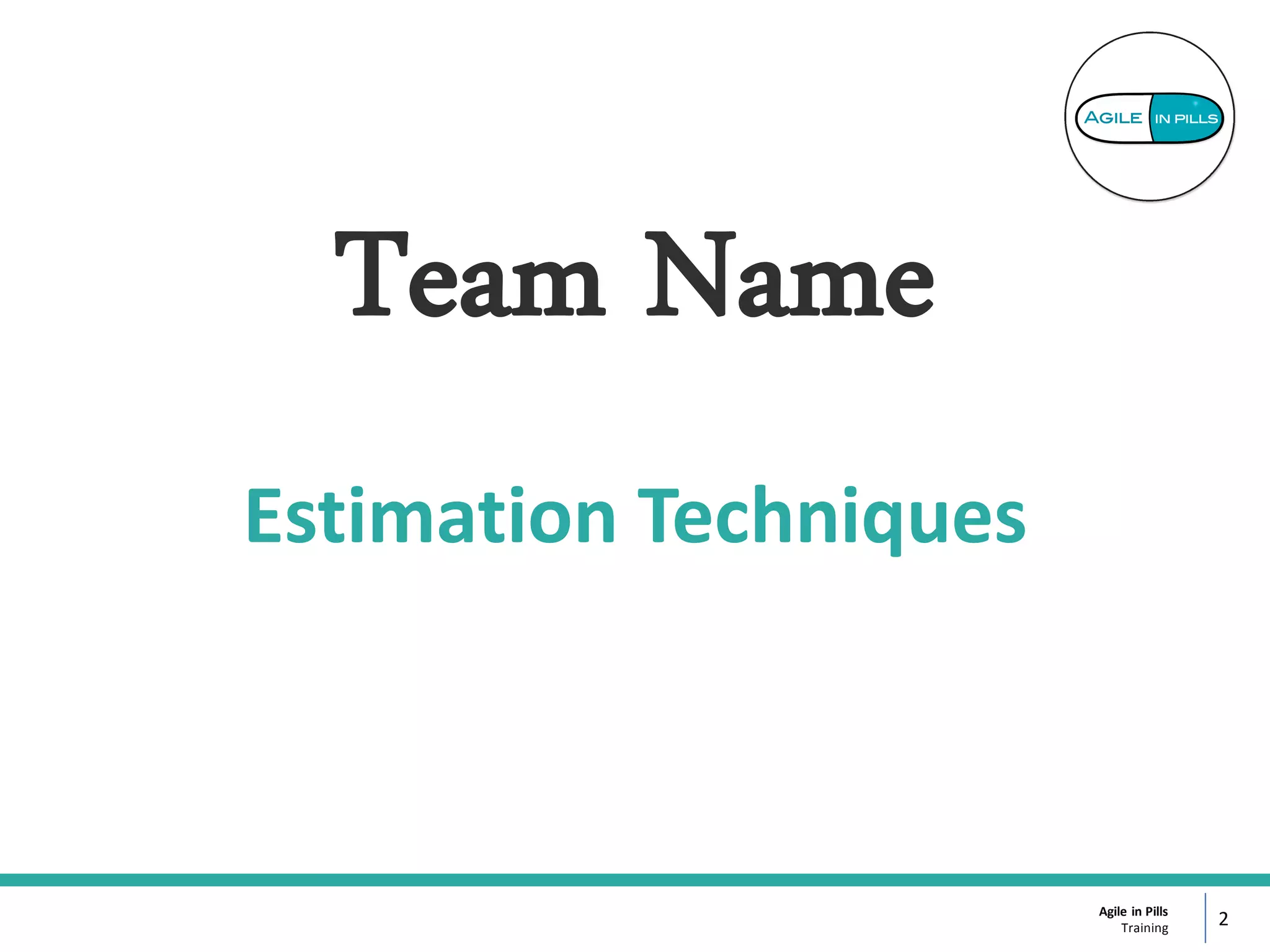 Estimation techniques workshop - february 2014 | PPT