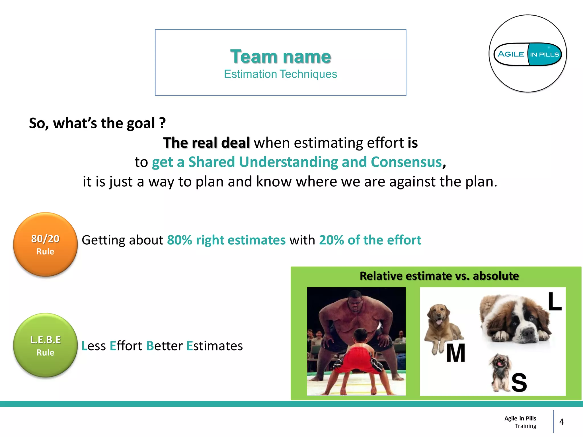 Estimation techniques workshop - february 2014 | PPT