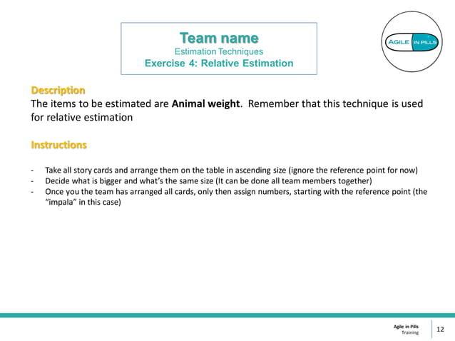 Estimation techniques workshop - february 2014 | PPT