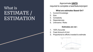 Estimation Techniques | PPT