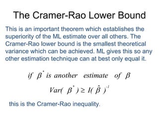 Estimation Theory | PPTX