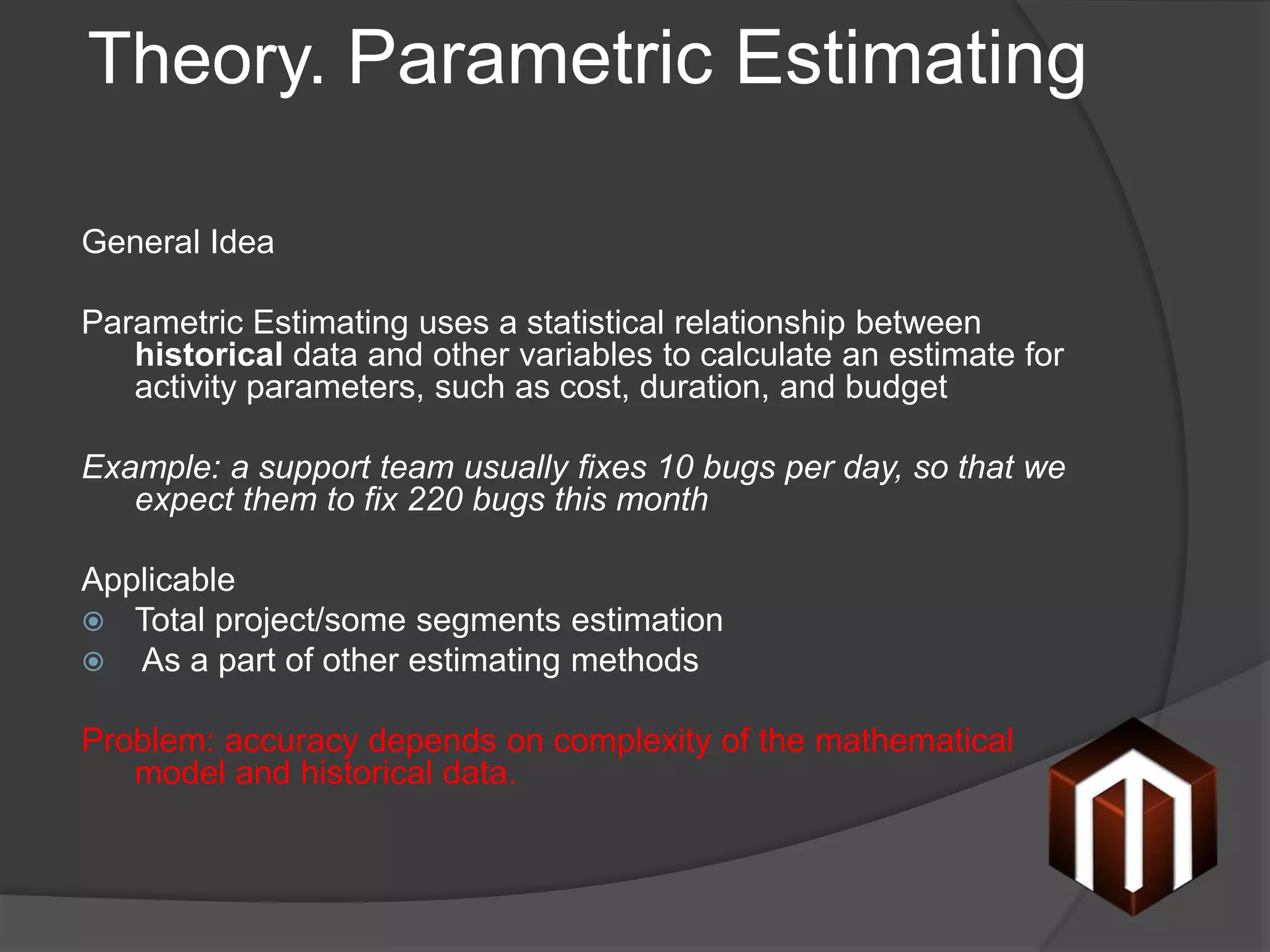 Classical estimating methods | PPT