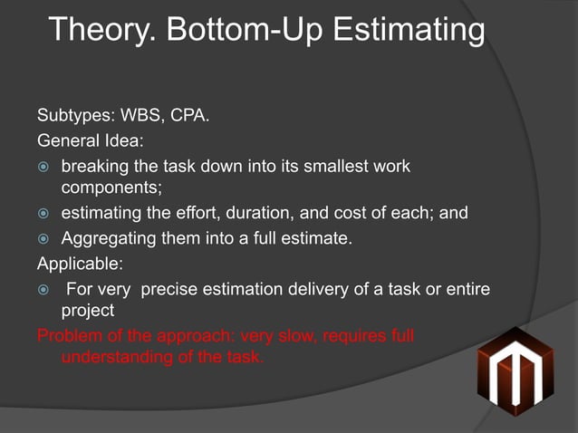 Classical estimating methods | PPT
