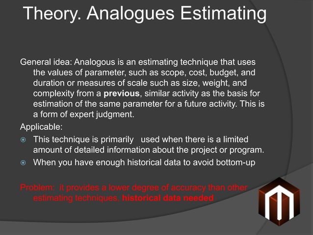 Classical Estimating Methods Ppt