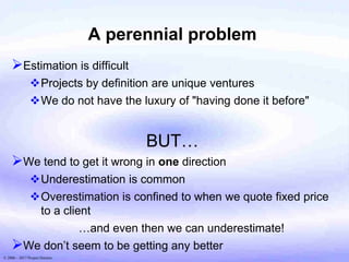 Estimation: Why do we get it wrong so often? | PPT