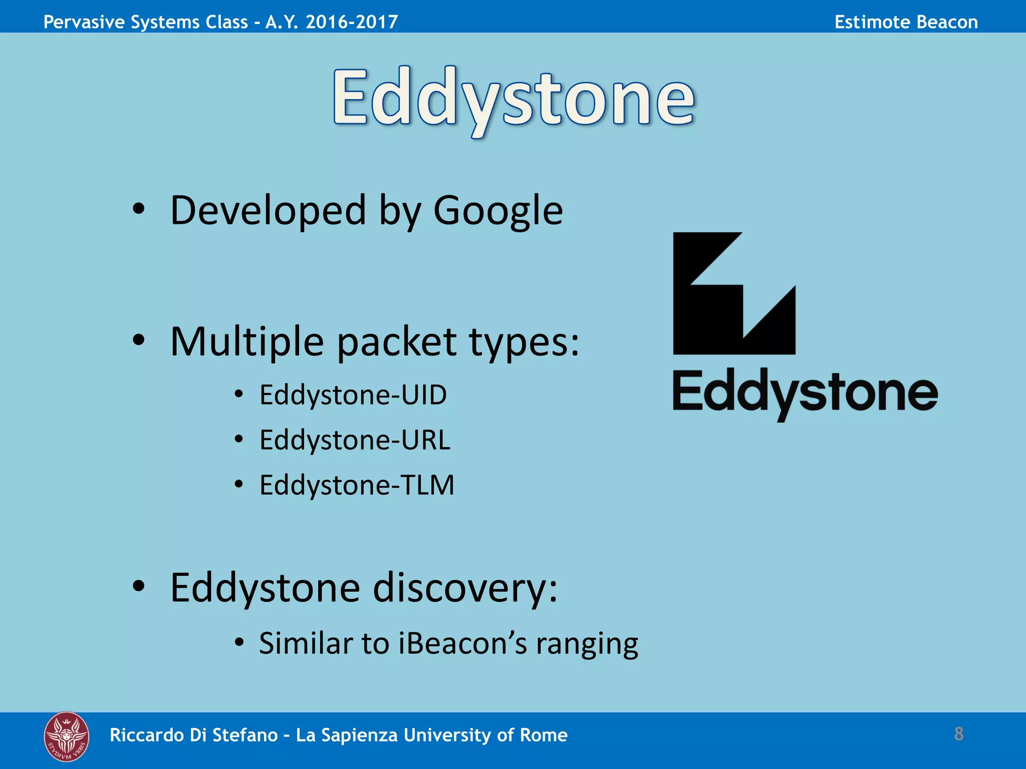 Estimote Beacon presentation | PDF