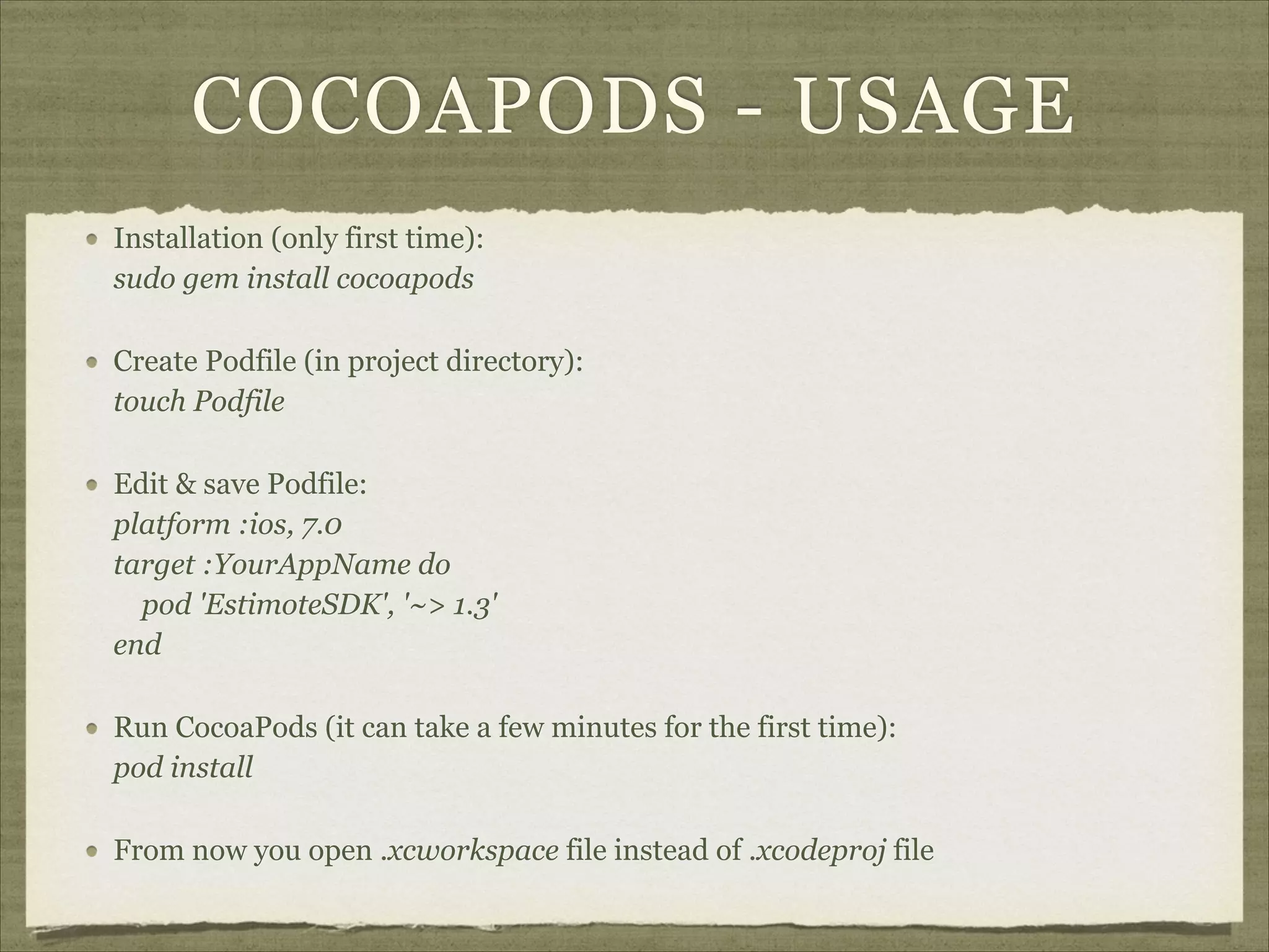 [Hack3City] Estimote Beacons development - get started | PPT