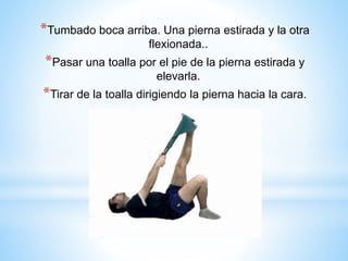 Estiramientos musculares presentacion | PPTX