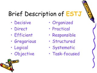 ESTJ--The GUARDIAN.ppt