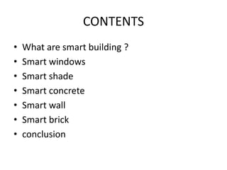 Smart Buildings | PPTX